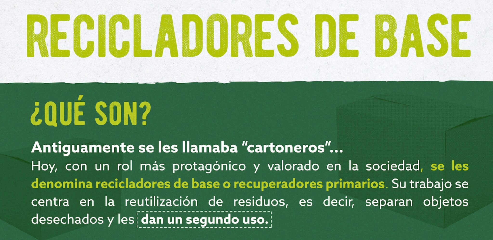 Recicladores de base fueron claves en los residuos recuperados